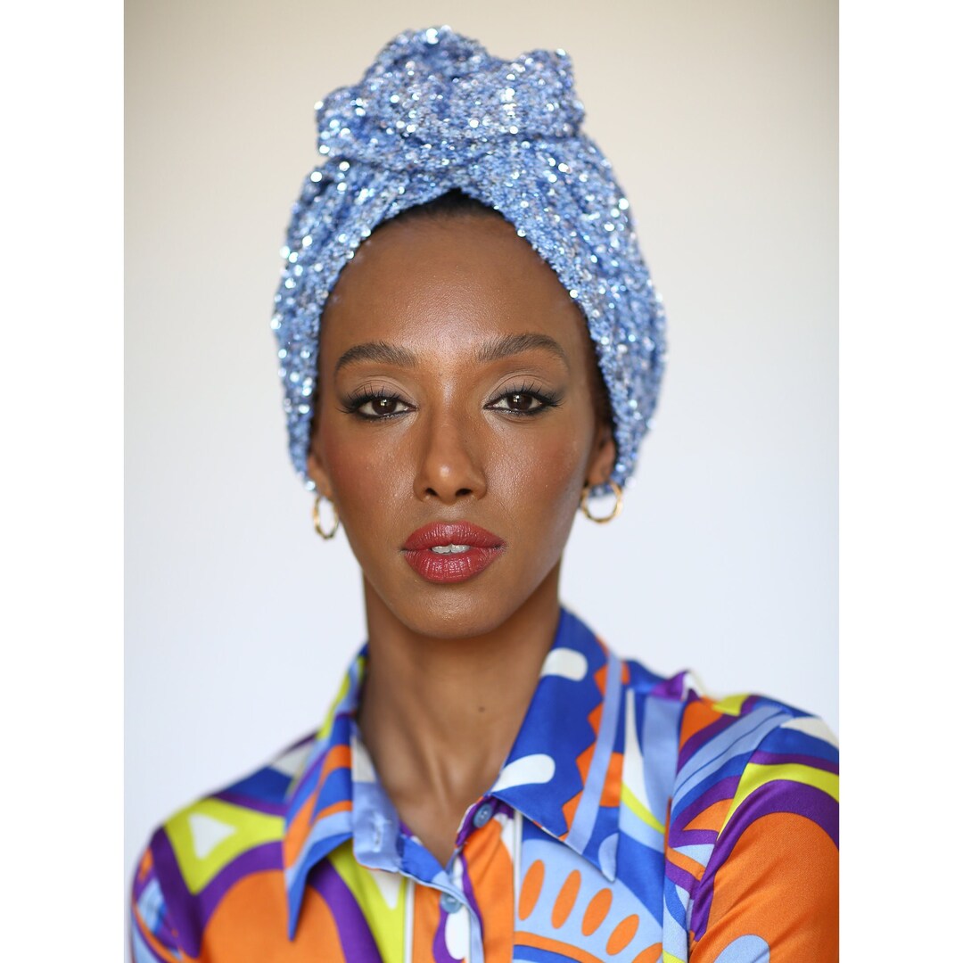 Wedding Fashion Turban, Vintage Turban,tulle Turban Hat, Beaded Turban ...