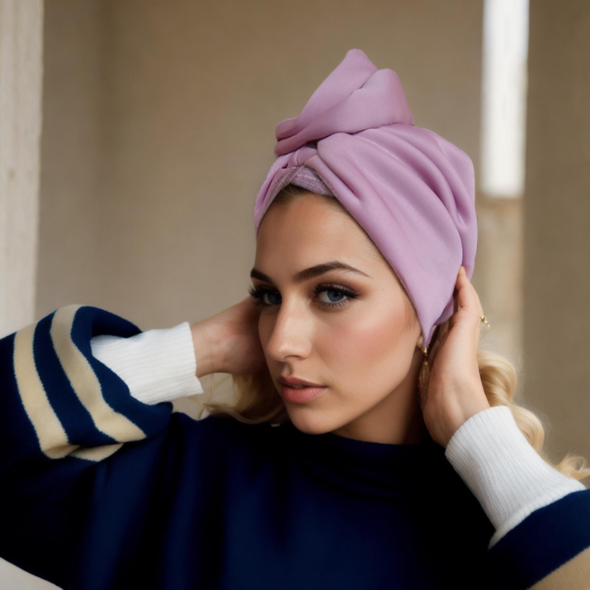 Fashion Turban, Turban Hat, Full Turban, Head Covering, 1950s Turban ...