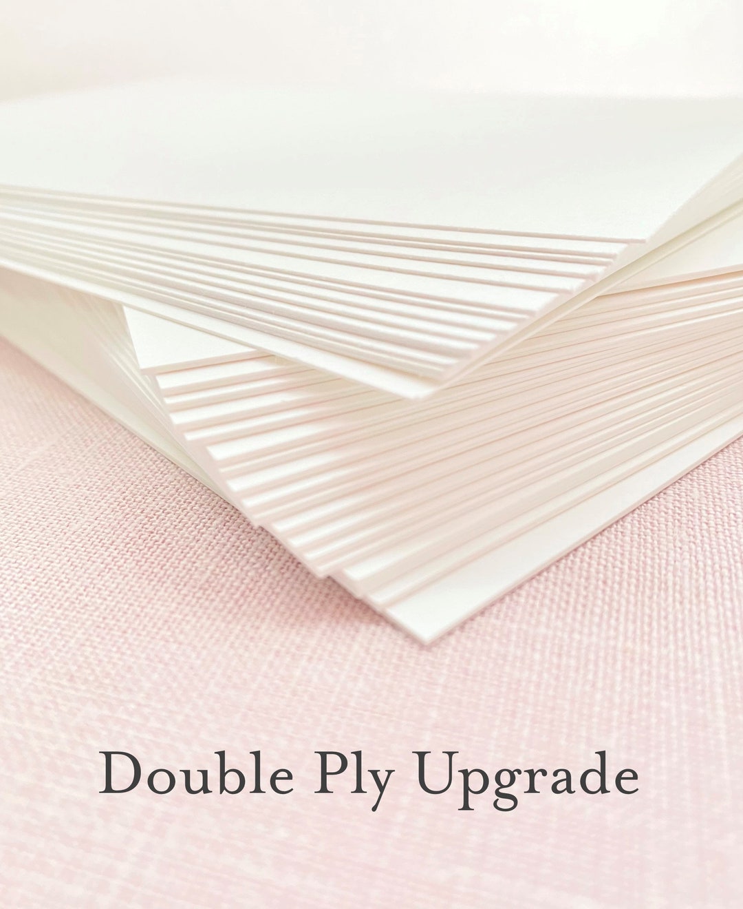 ADD ON - Update My Invitation Card to Double Ply - Etsy