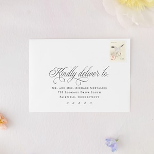 ADD ON - Guest Address Printing (color Ink OR White Ink) - Etsy