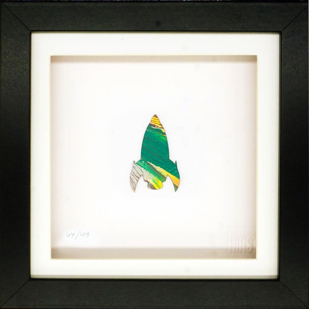Requiem Rocket 64 Artwork Made From A Damien Hirst Original Spin ...