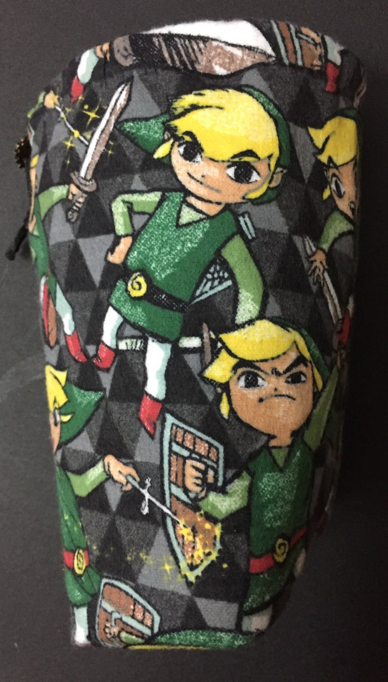 Link From Legend of Zelda Dice Bag, Pouch, Drawstring Bag, Coin Purse ...