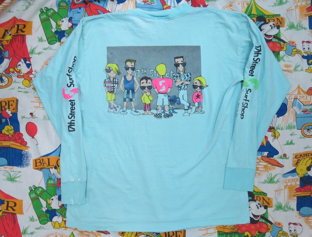 Vintage 17th Street Surf Shop Virginia Beach Long Sleeve Shirt OG Gang ...