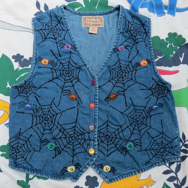 Spider Web Vest - Etsy