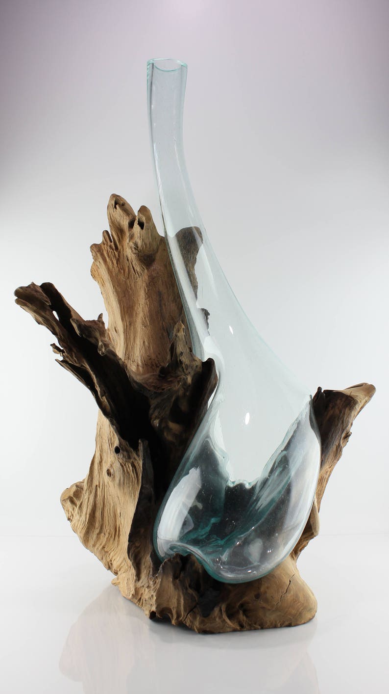 Teak Root Vase - XL - Etsy