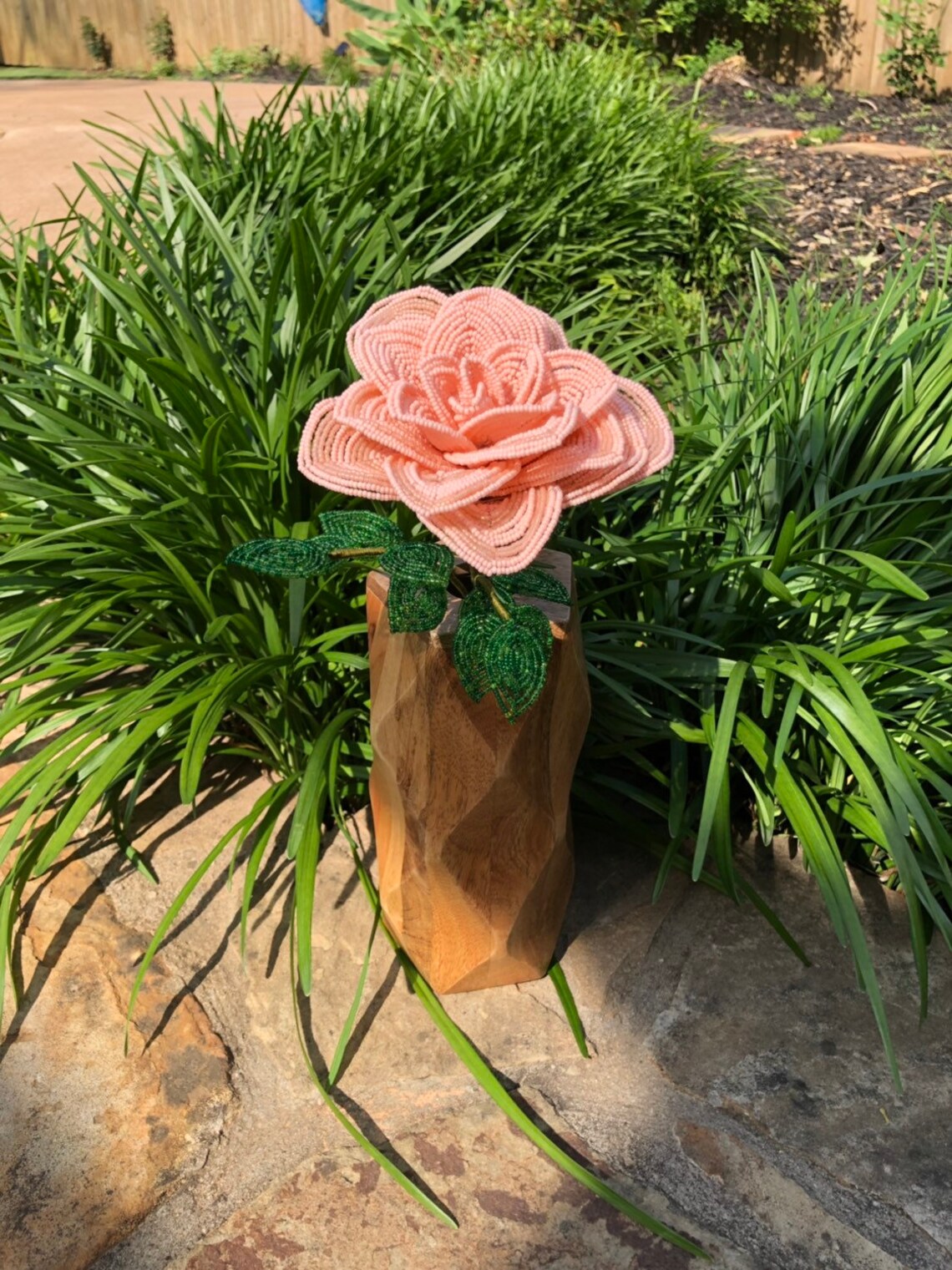 Large Beaded Rose - Etsy
