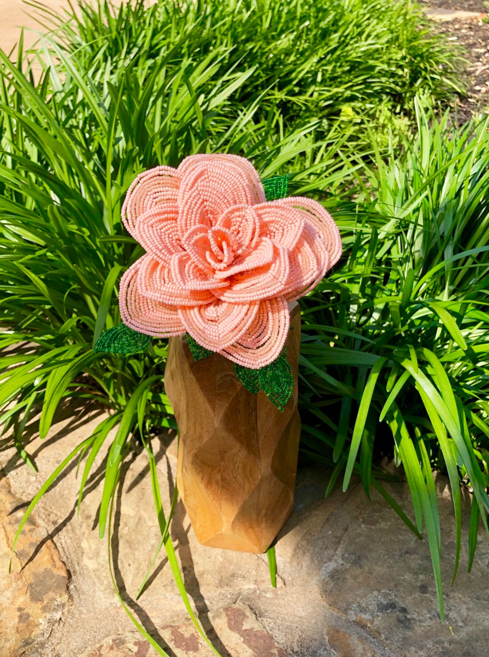 Large Beaded Rose - Etsy