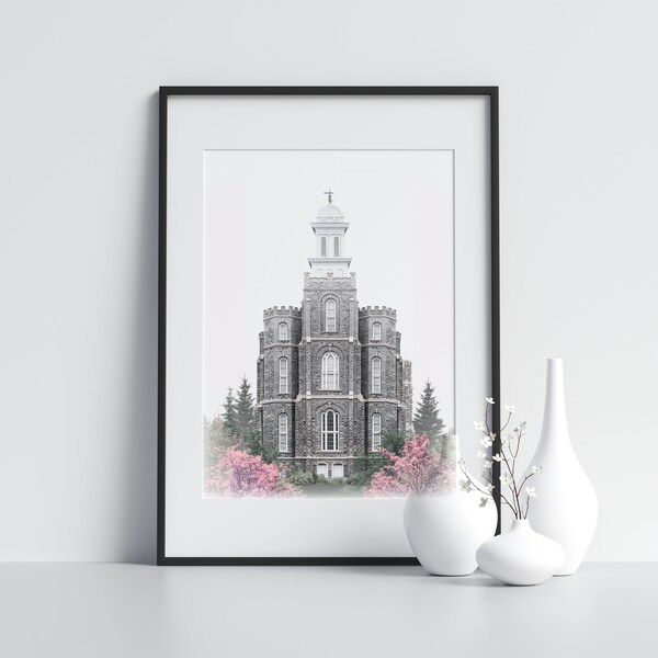 Logan Lds Temple - Etsy