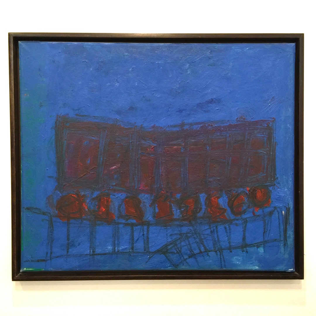 John D. Edwards Oil Painting on Canvas Signed and Titled Verso - Etsy