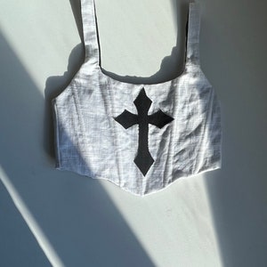 Cross Corset Top - Etsy