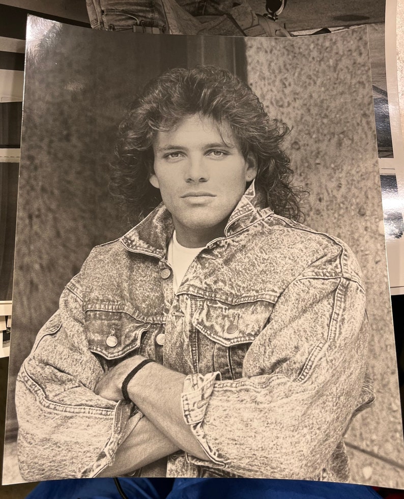 Vintage 1980s Found Photo Male Model Original Print by Lee Merkle - Etsy