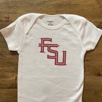 Go Noles Baby Onesie: Hand-drawn Renegade, Florida State Game Day ...