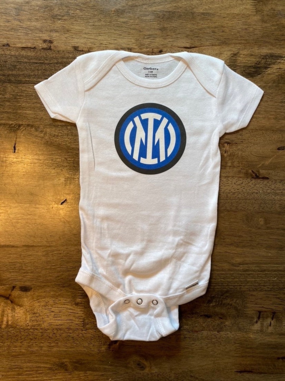 Inter Milan Soccer Custom/personalized Baby Onesie, Baby Shower Gift ...