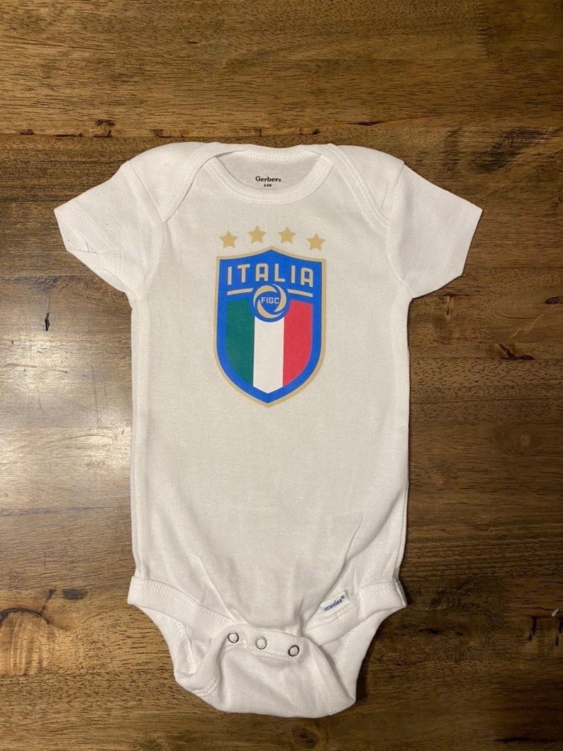 Italy/italia Soccer Custom/personalized Baby Onesie, Baby Shower Gift ...