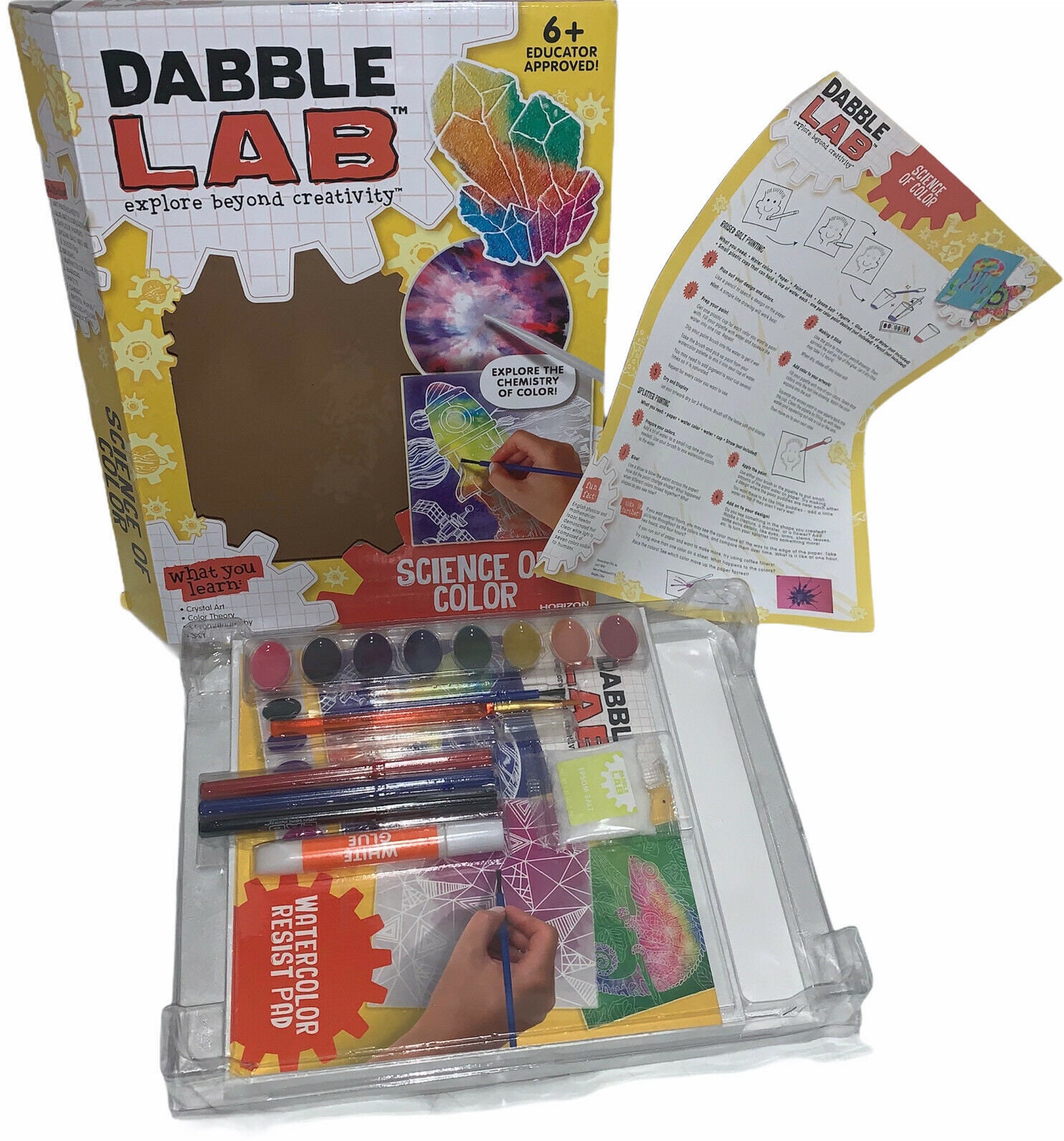 Dabble Lab Science of Color Explore 6 Experiments STEAM - Etsy UK