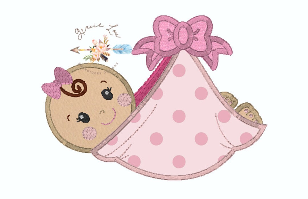 Baby Embroidery Design, Baby Applique Design, New Born Baby Embroidery ...