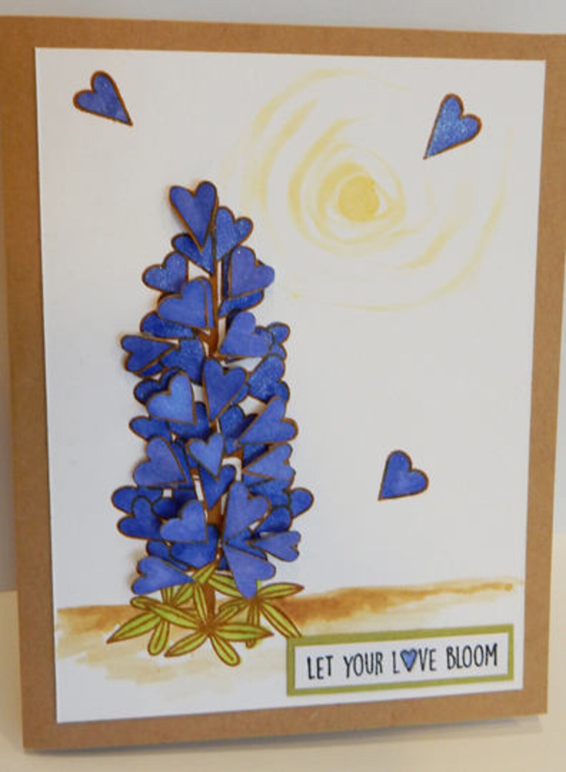 Bluebonnet Love Quotes Cling Rubber Stamps - Etsy