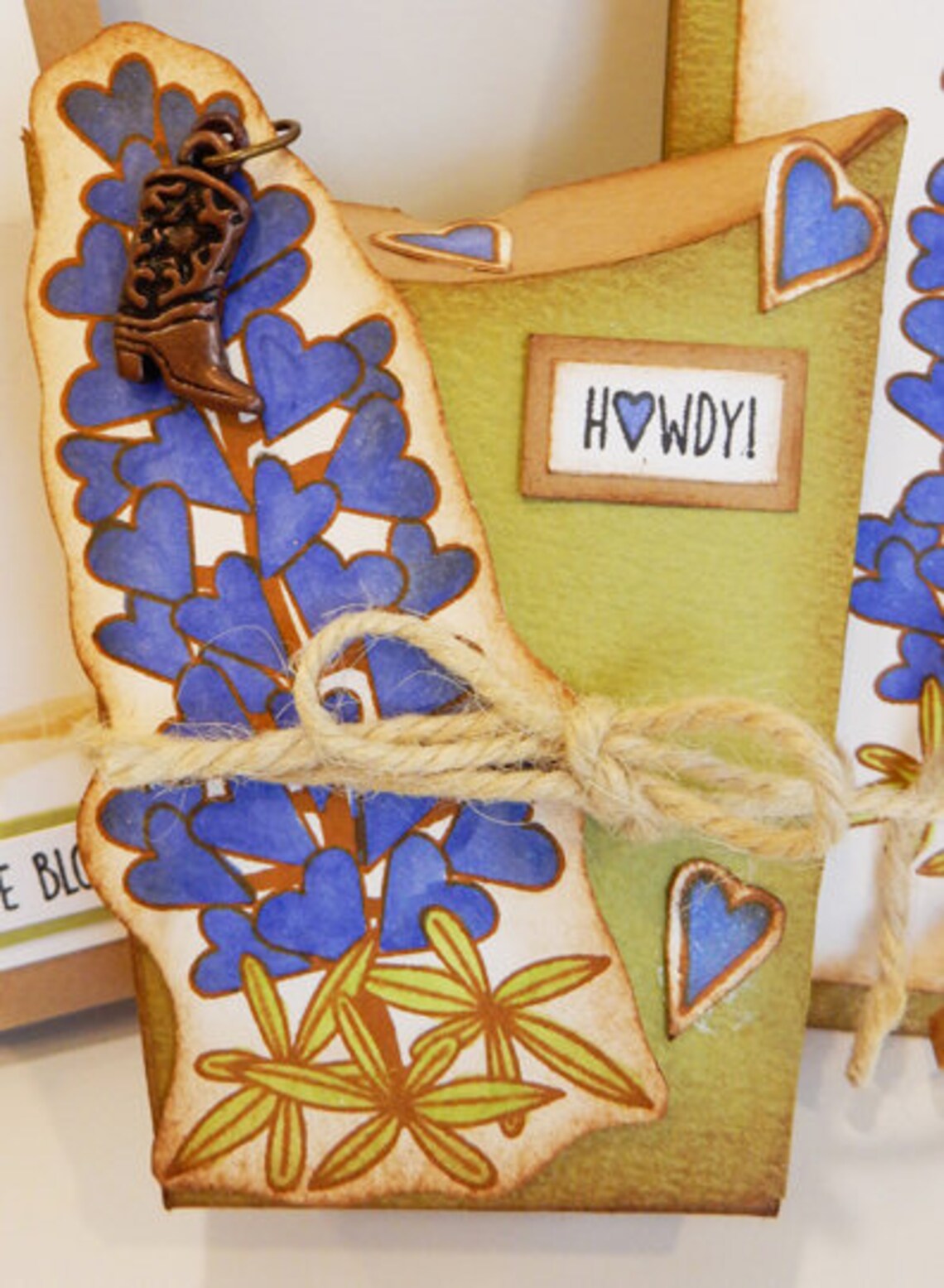 Bluebonnet Love Quotes Cling Rubber Stamps - Etsy