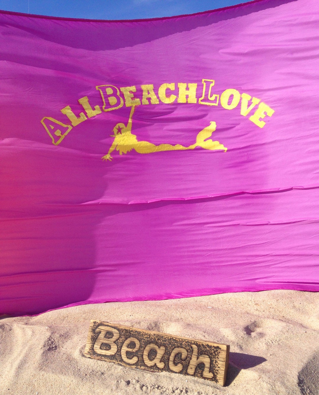 Sun Pyrography, Beach, Sign, Plaque, Natural Rustic Wood Burning, Beach ...