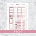 BLUSH Printable Planner Kit Printable Planner Stickers - Etsy