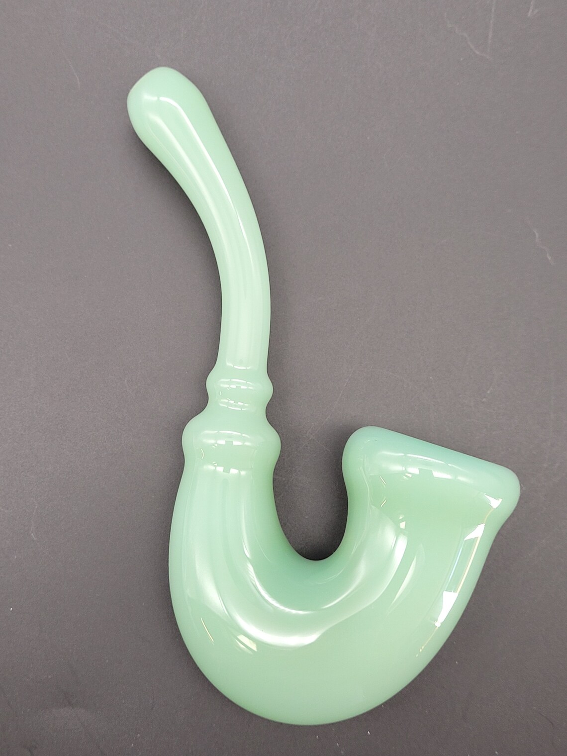 Mint Green Glass Sherlock Pipe - Etsy