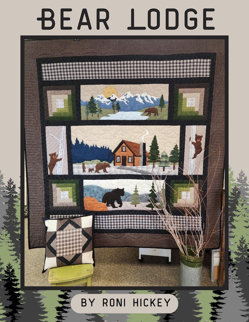 Bear Lodge Quilt Pattern - Etsy