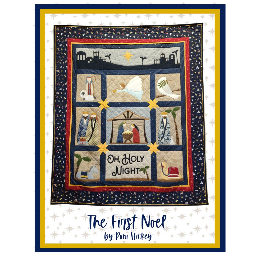 The First Noel Nativity Quilt Pattern - Etsy