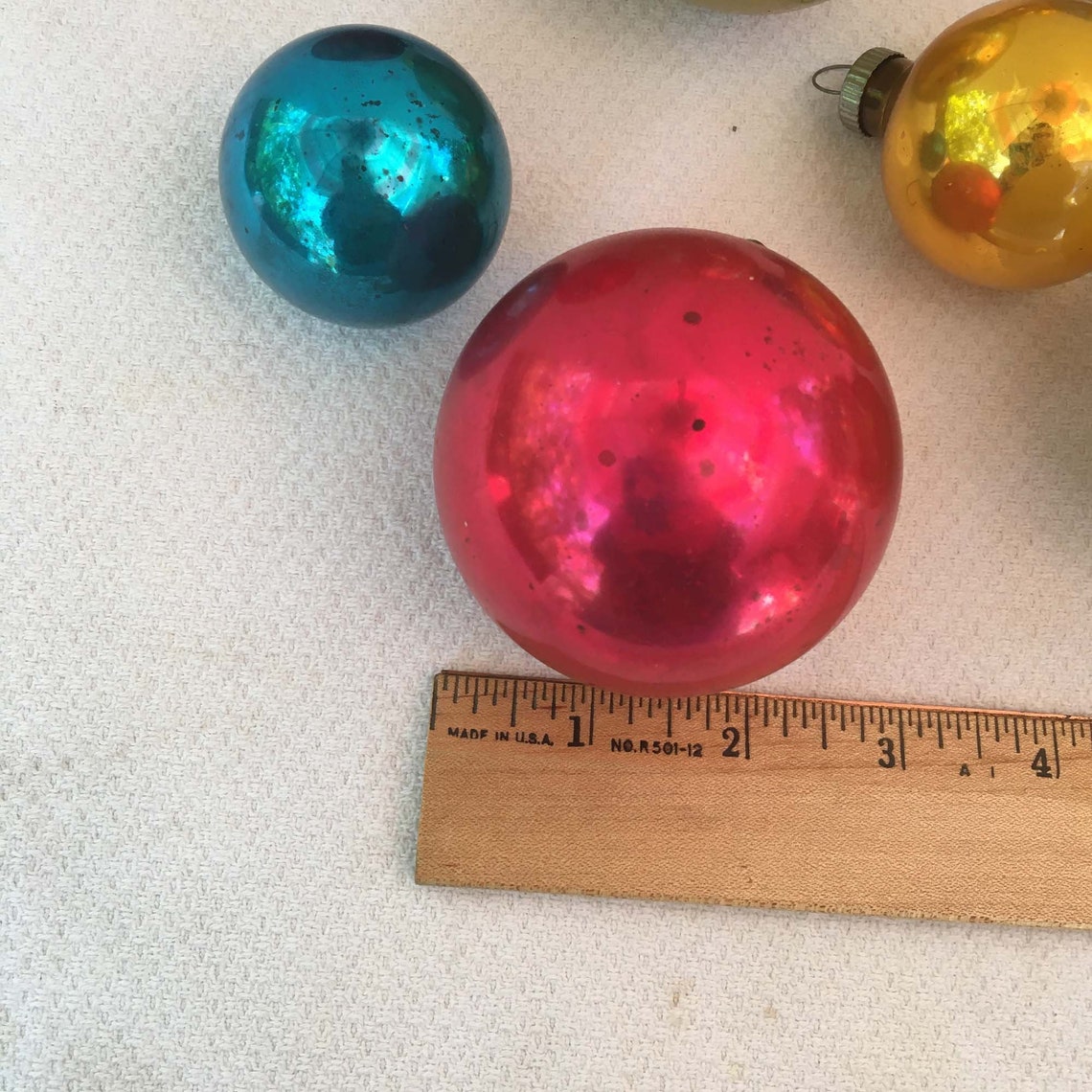 Mercury Glass Tree Ornaments | Etsy