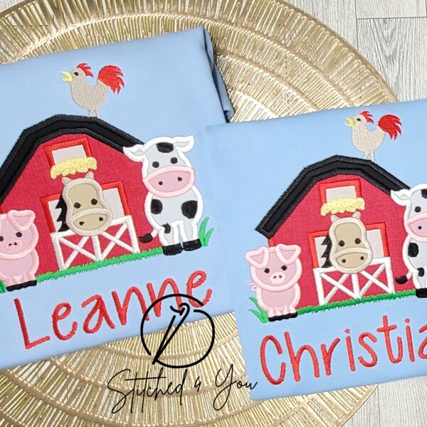 Farm Animal Applique - Etsy