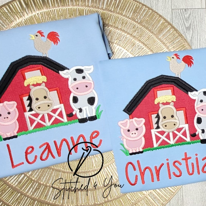 Farm Applique - Etsy