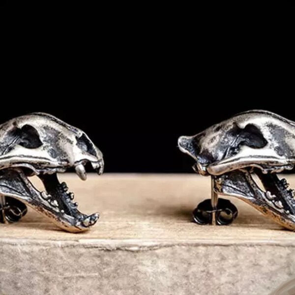 Wild Cat Skull - Etsy