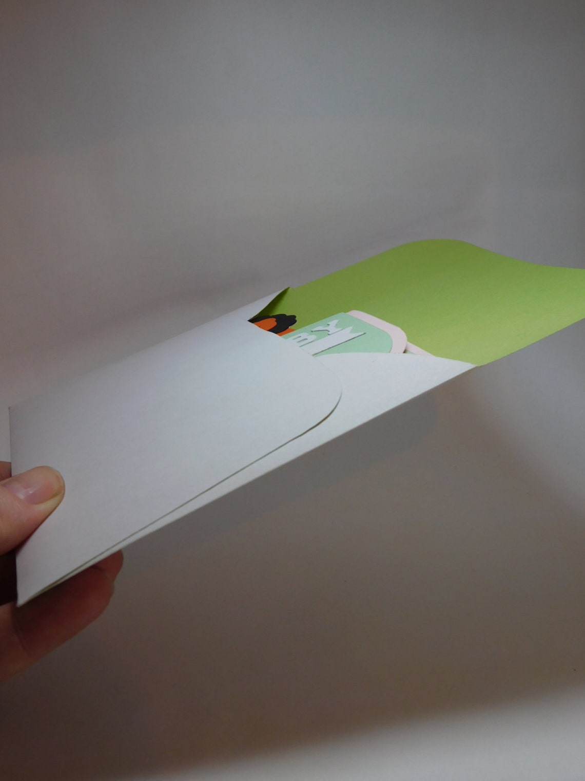 Spring Pop-up Box Card Folds Flat to Fit in Envelope - Etsy