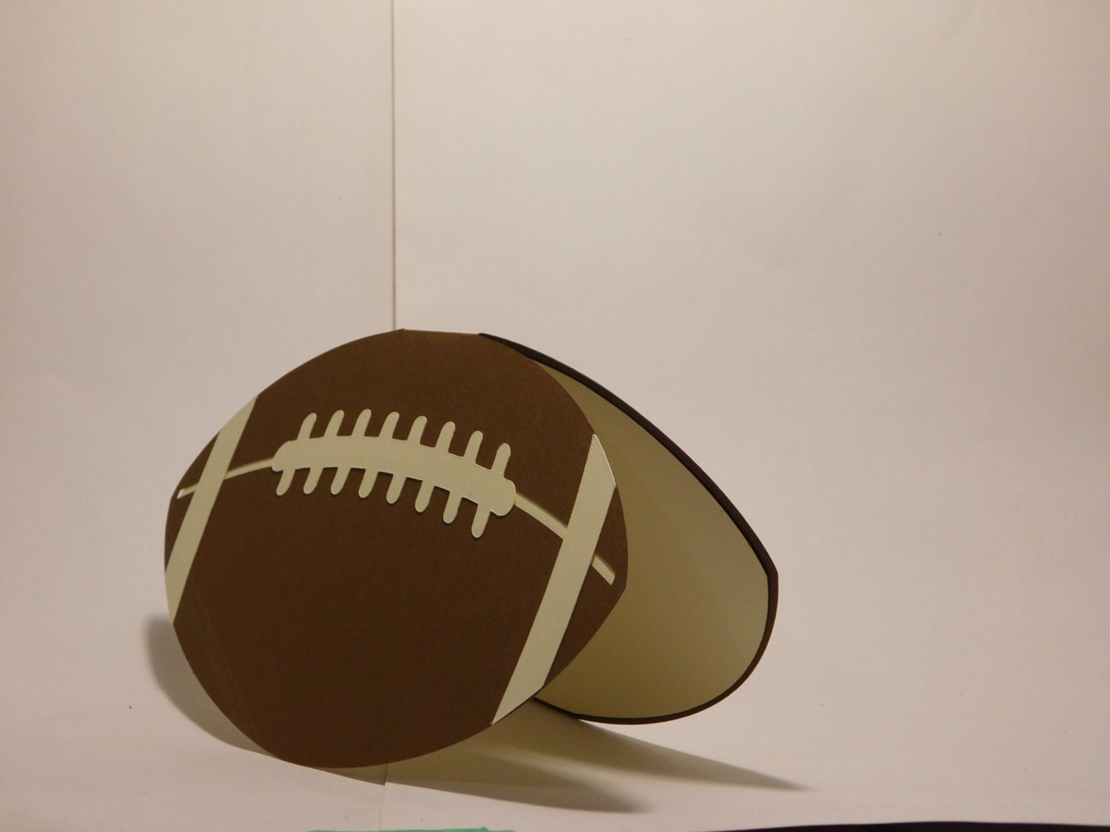 Football Shaped Card - Etsy