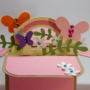 Spring Pop-up Box Card Folds Flat to Fit in Envelope - Etsy