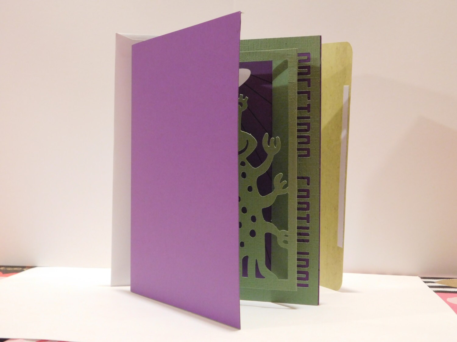 Alien Greeting Card Pop Up 3D Hello - Etsy