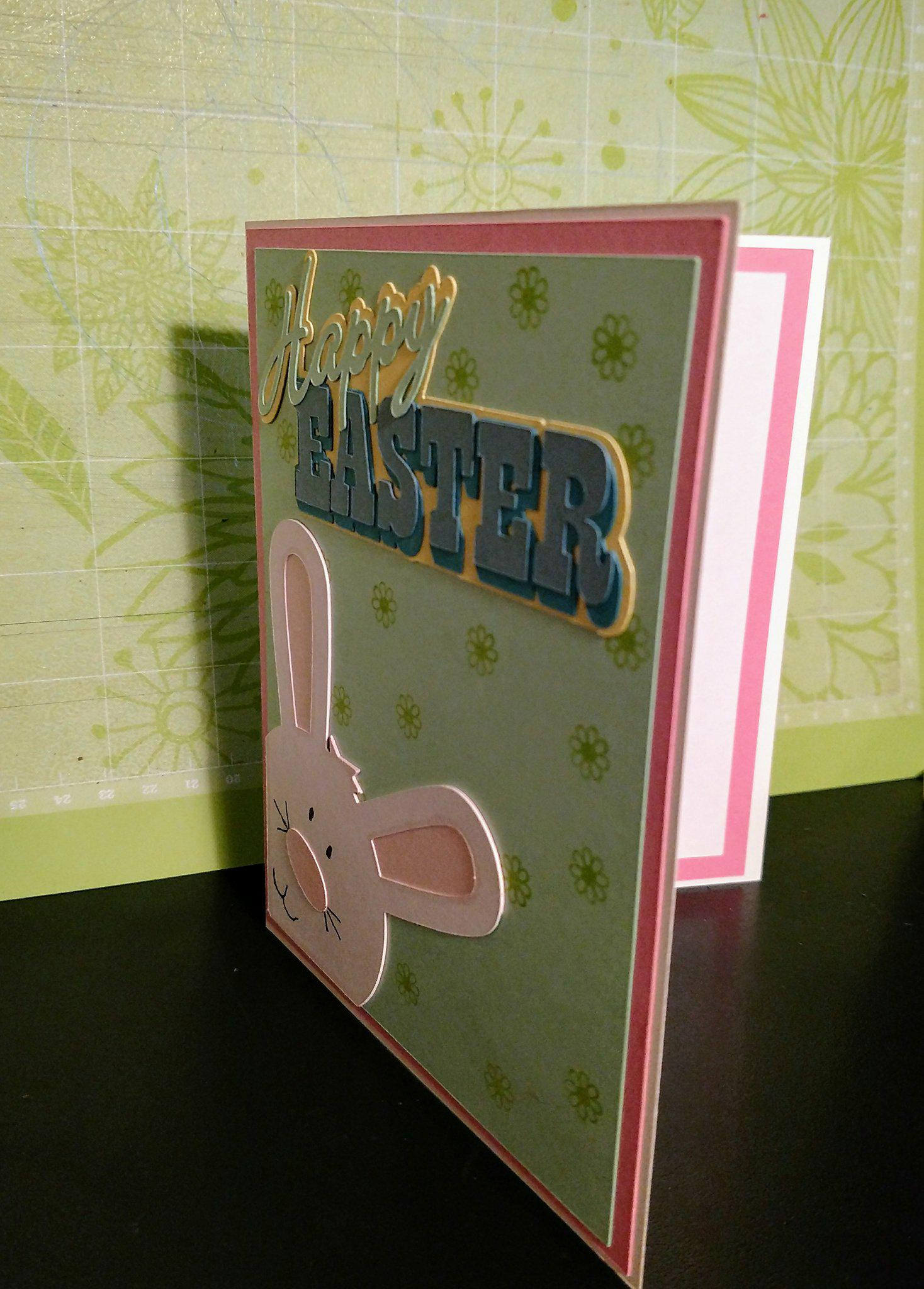 Happy Easter Peek a Boo Bunny Card - Etsy