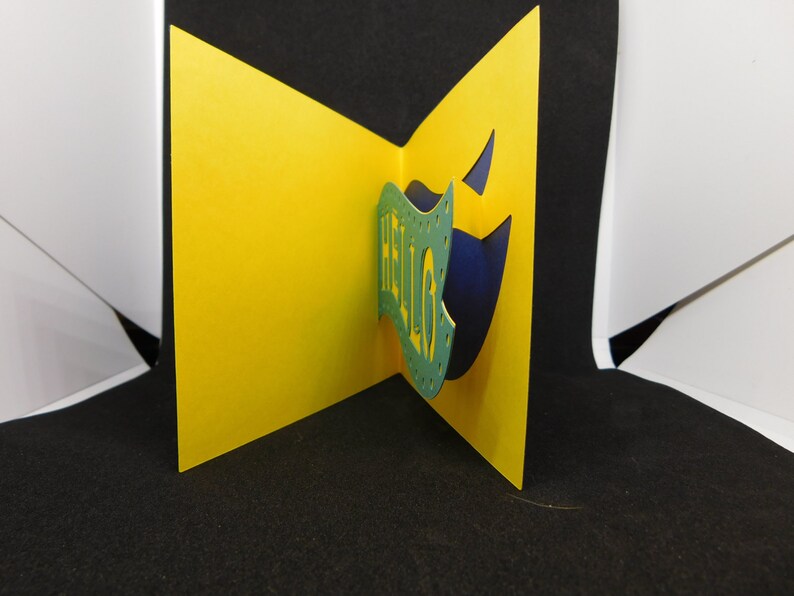 Sending You a Big Hello Pop up Card - Etsy