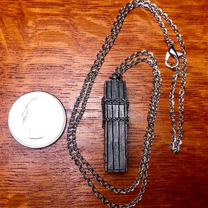 The Chained Coffin, Pewter Pendant, Casket in Chains - Etsy