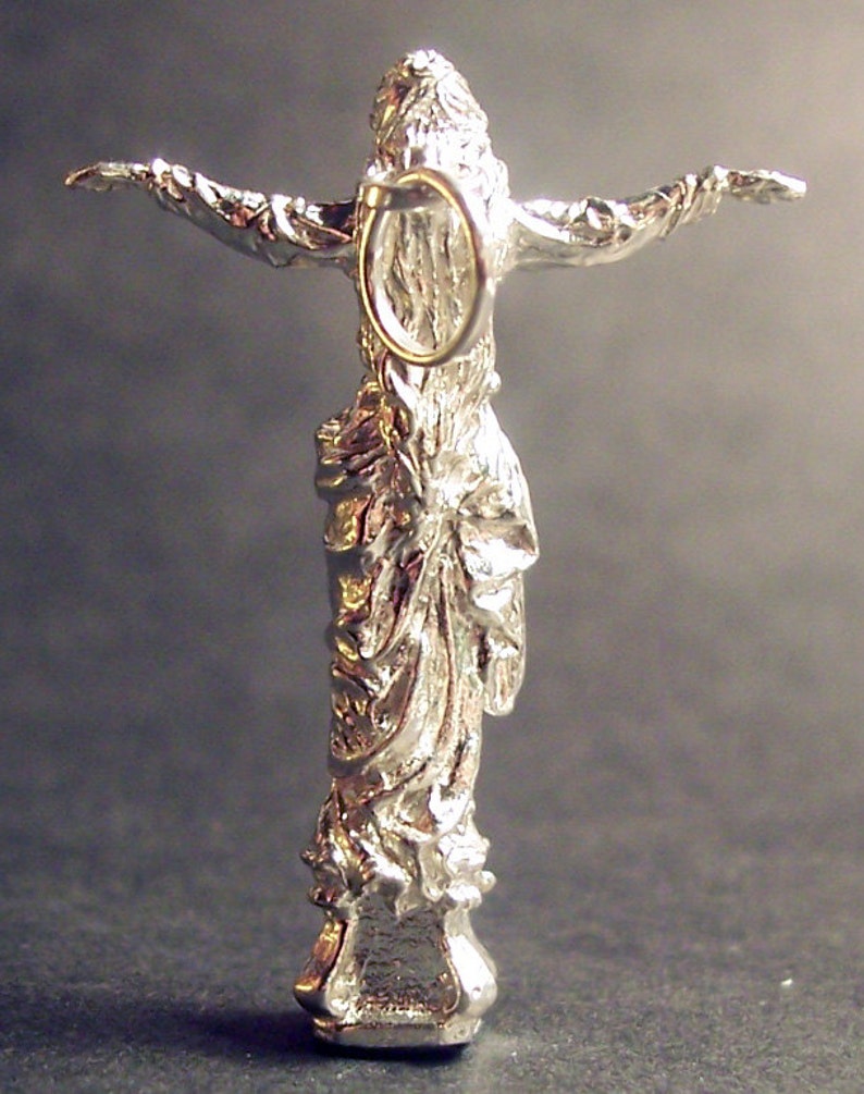 Tyler Davidson "genius of Water" Silver Necklace Charm, Hand Sculpted ...