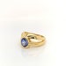 Sapphire Bezel Set Ring - Etsy