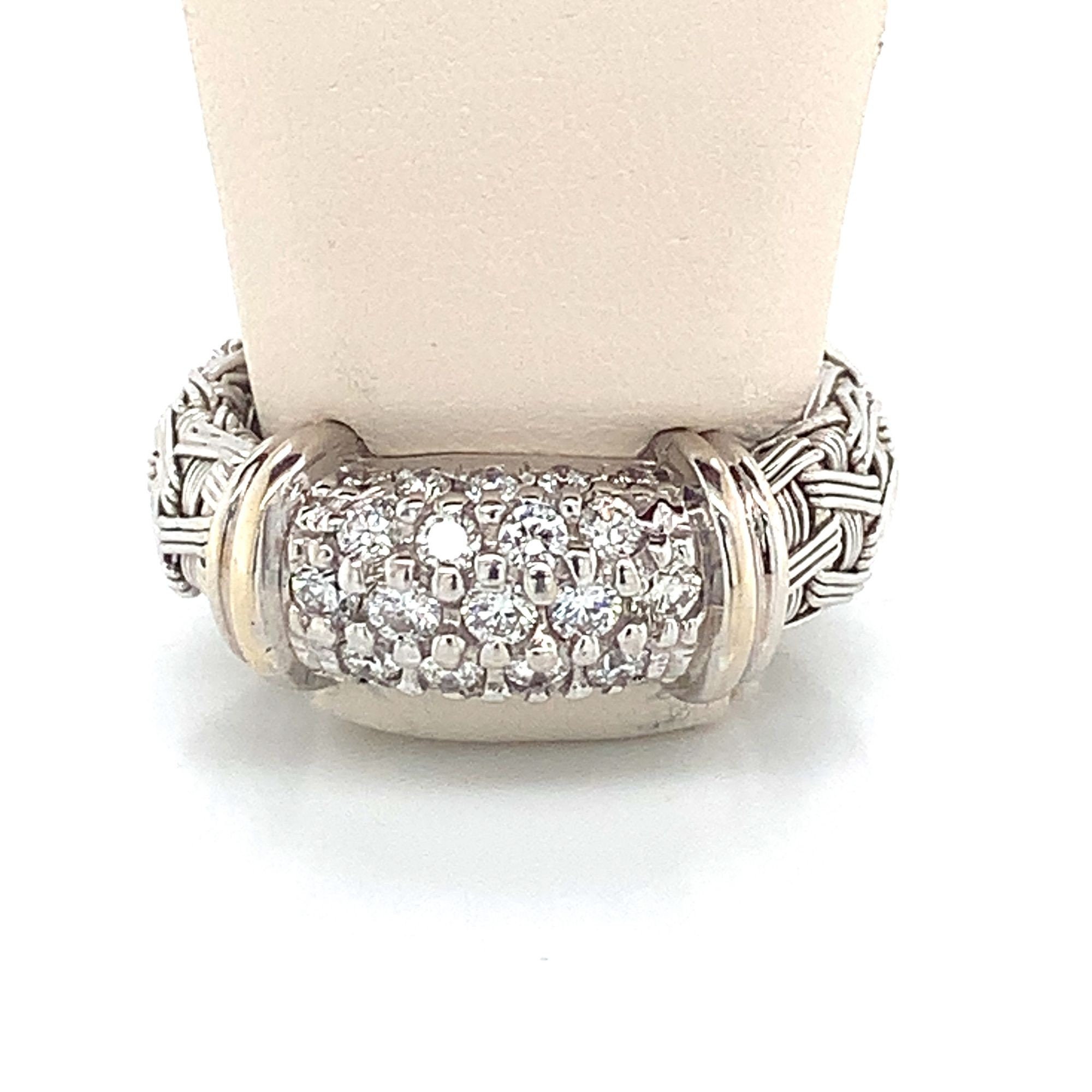 Roberto Coin Woven Ring - Etsy