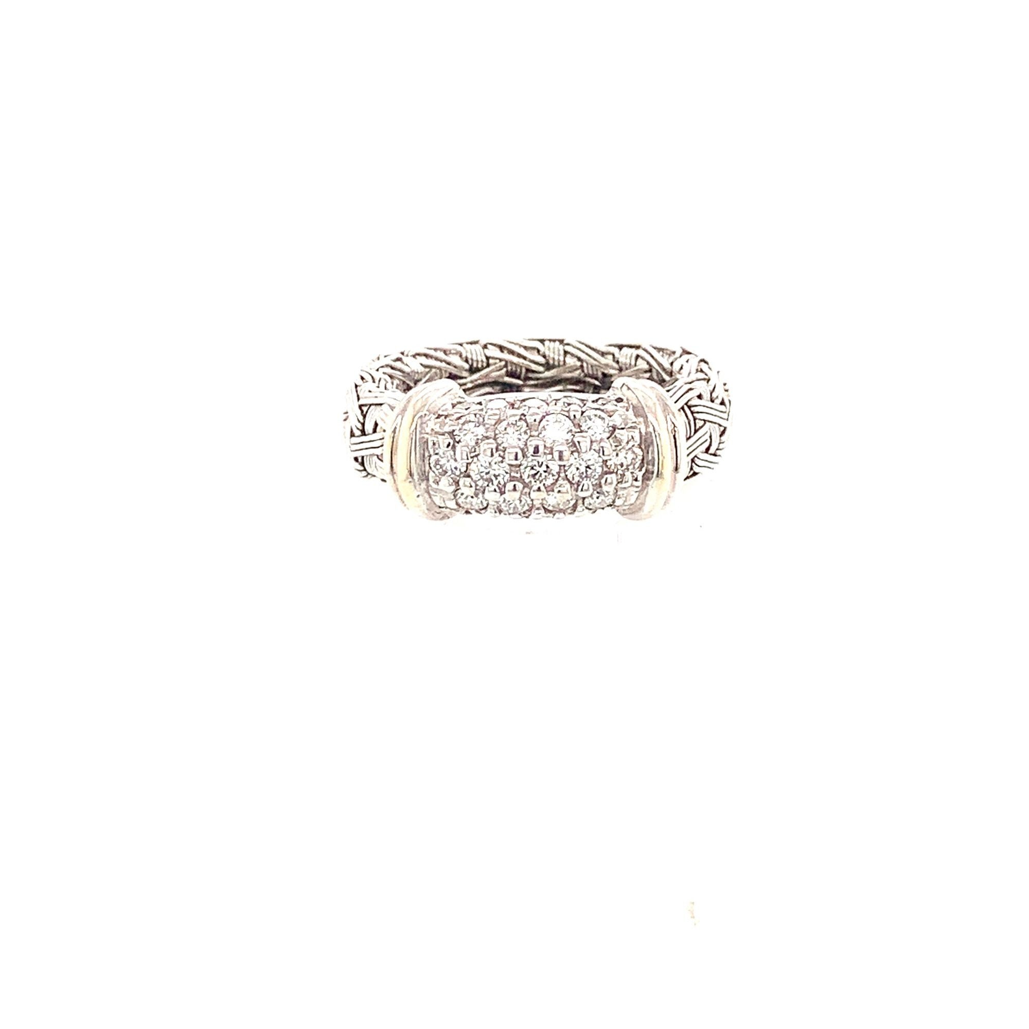 Roberto Coin Woven Ring - Etsy