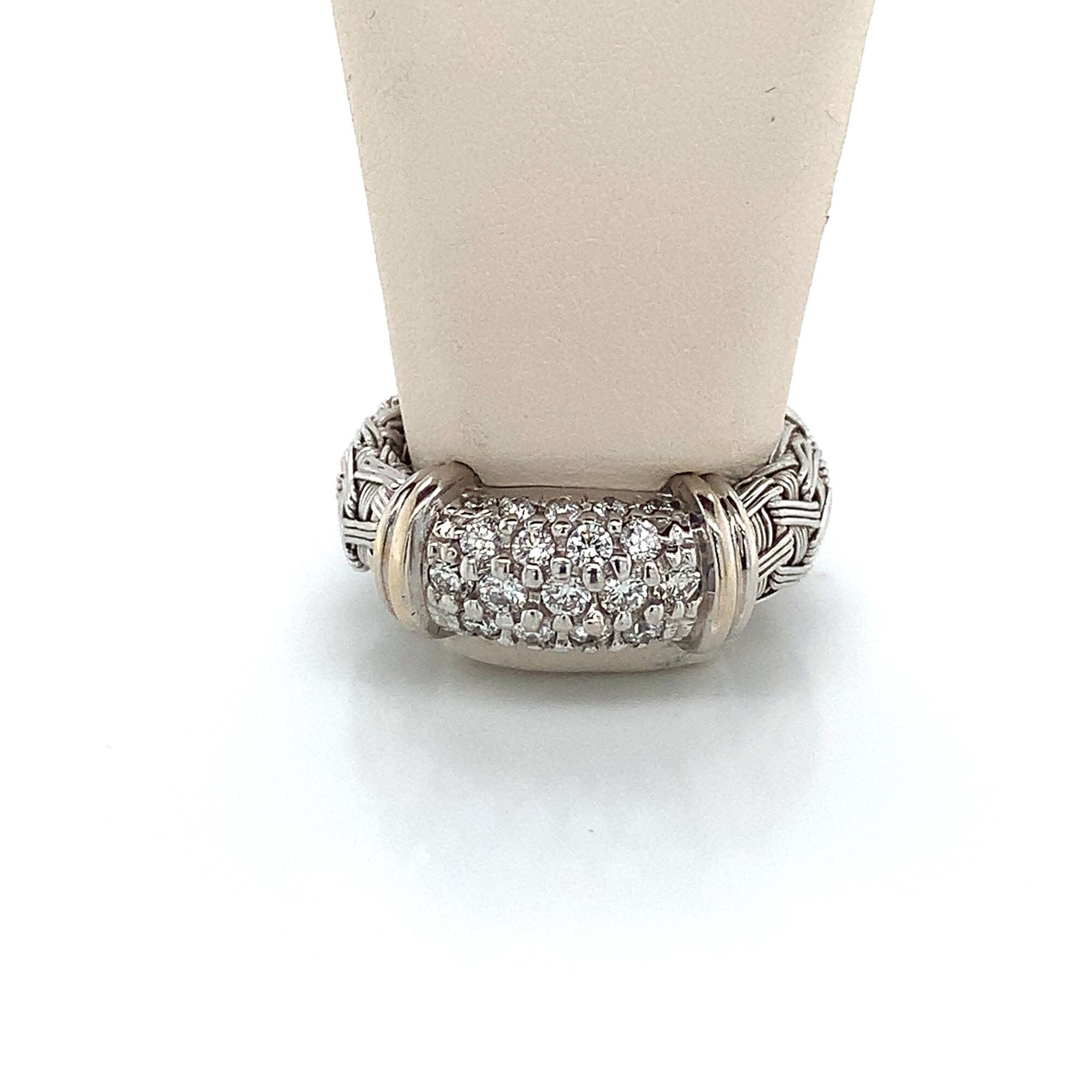 Roberto Coin Woven Ring - Etsy