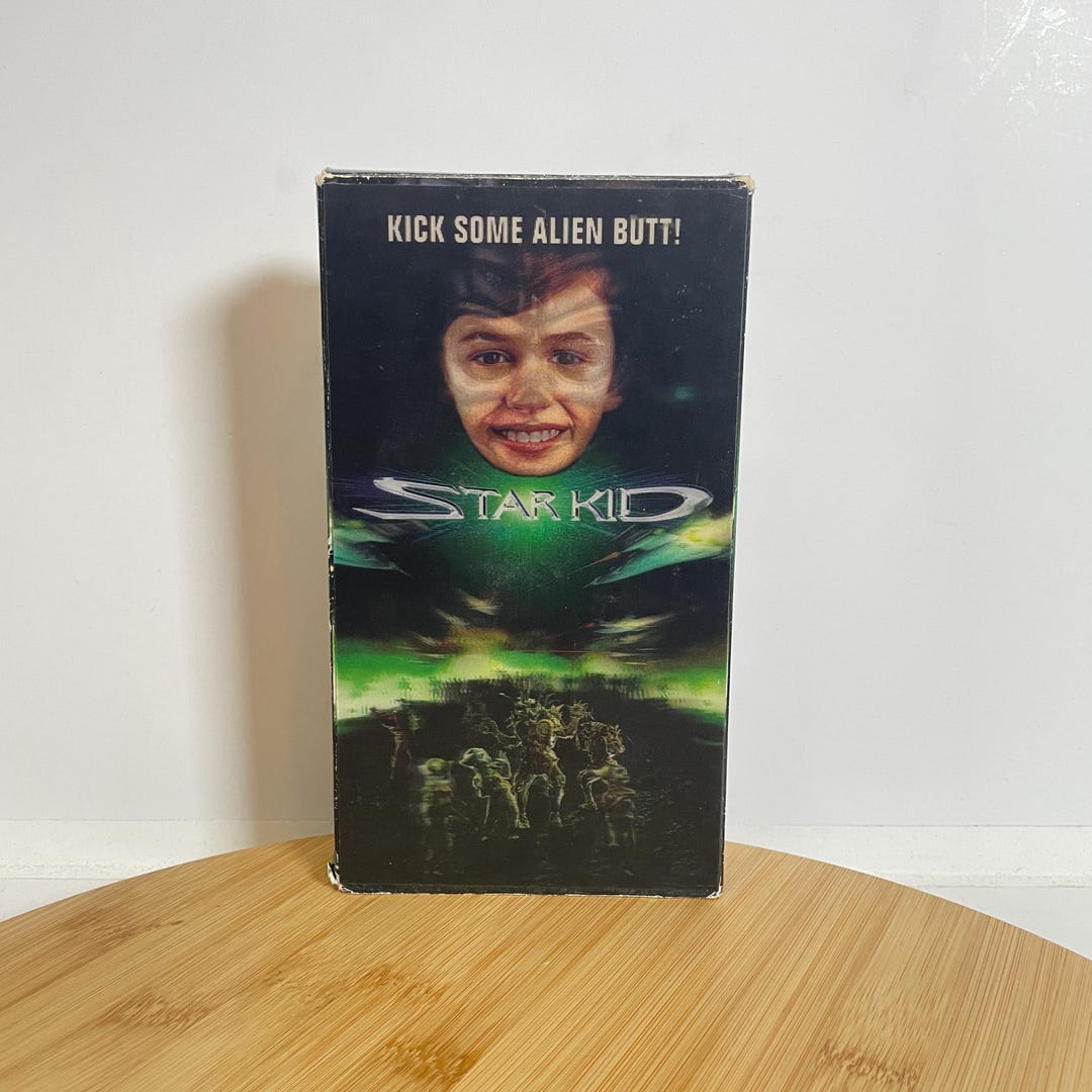 Star Kid 1997 VHS Joseph Mazzello Sci-fi Superhero Lenticular ...