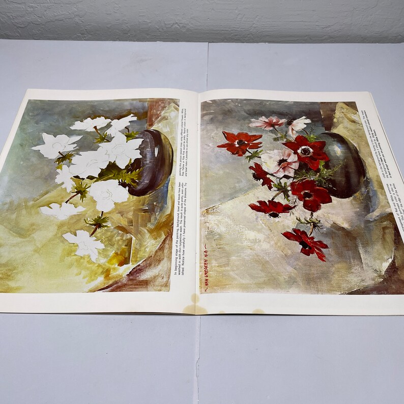 Vintage Walter Foster Art Instruction Book Magic of Flower - Etsy