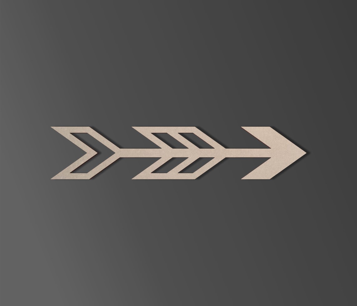 Wooden Wall Arrow Wooden Wall Art Wooden Arrow for Wall - Etsy