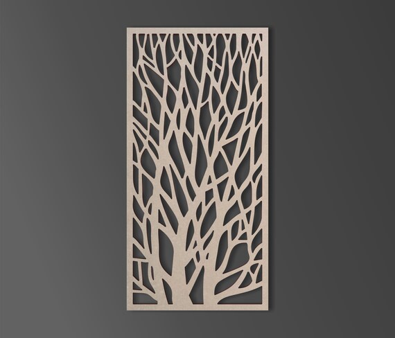 Wooden Tree Branch Lattice Trellis Mandala Wall Art for - Etsy