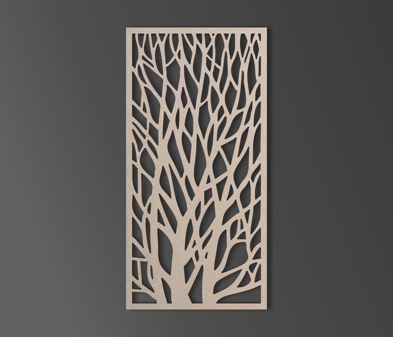 Wooden Tree Branch Lattice Trellis Mandala Wall Art for - Etsy