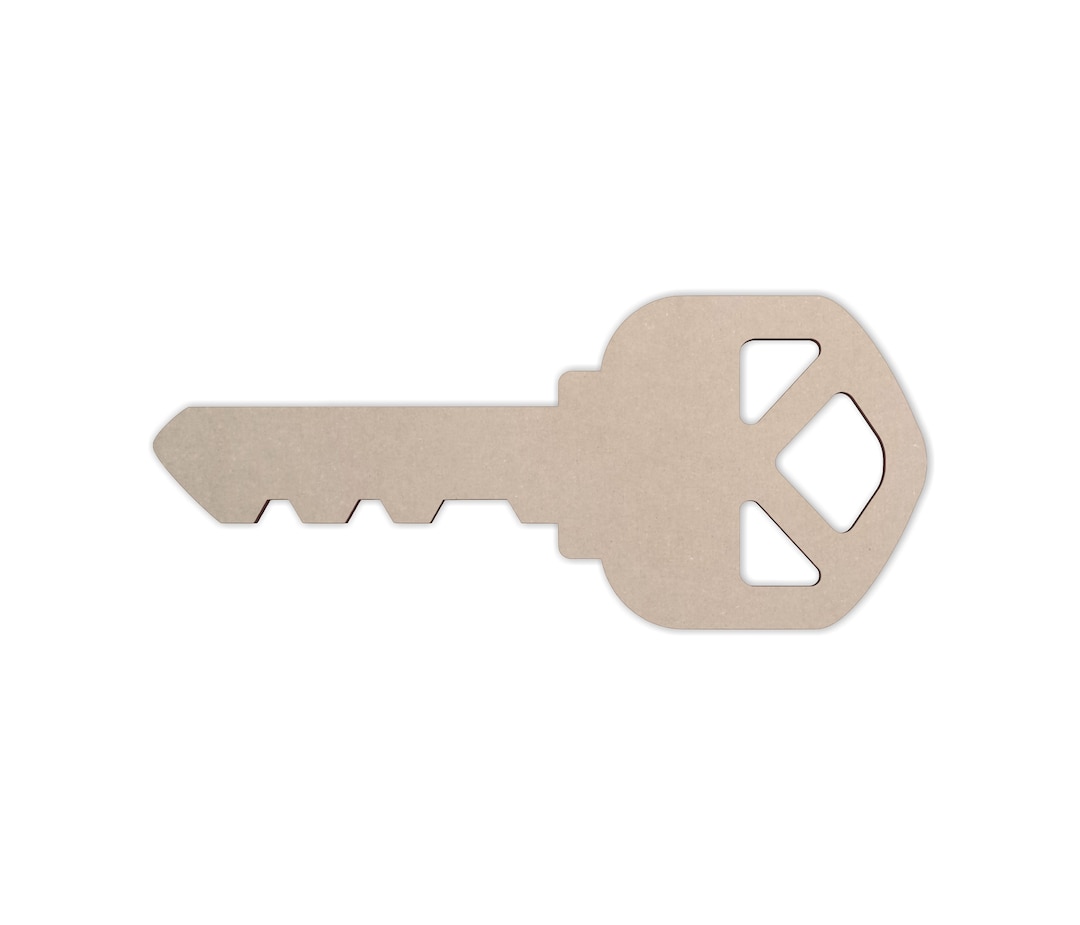 Wooden House Key Cutout Housewarming Gift Wood Key Wall Art - Etsy