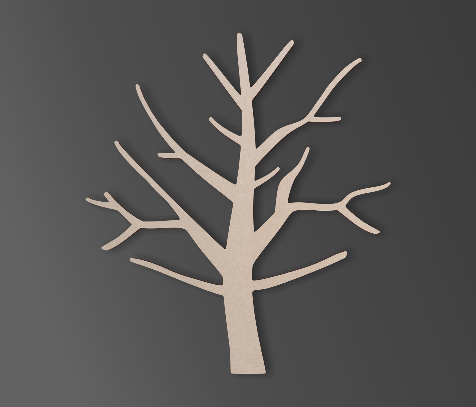 Wooden Tree Shape - Cutout, Home Decor, Unfinished and Available in ...